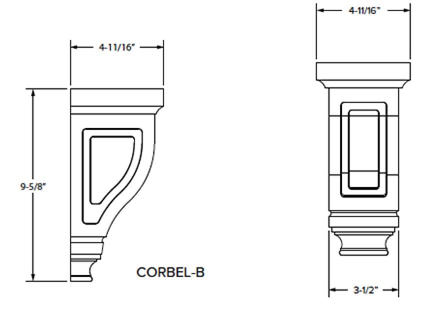 California - Corbel – Frugal Cabinets Online