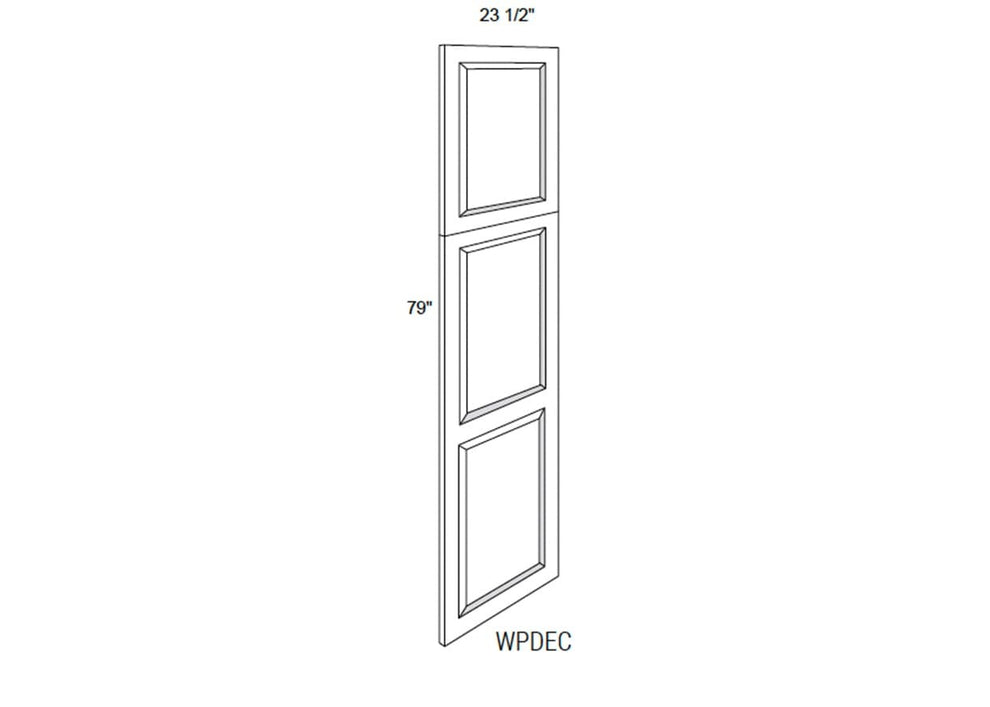 Yarmouth Slab - Tall Decorative End Panel – Frugal Cabinets Online
